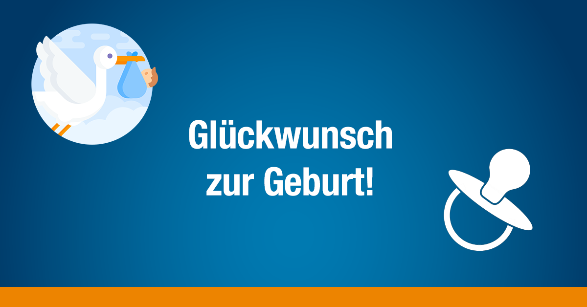 Wir gratulieren Euch herzlich zum Nachwuchs - Krämer IT
